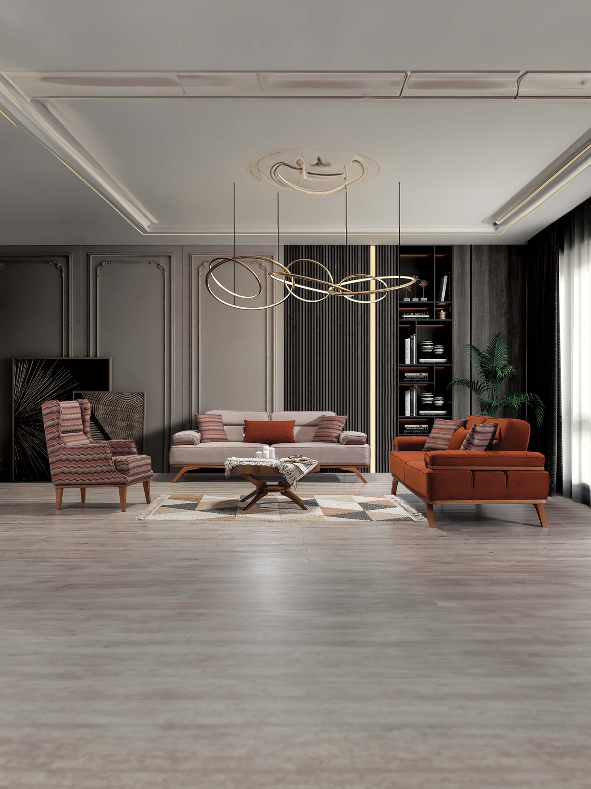 Dora Sofa Set (3-3-1)